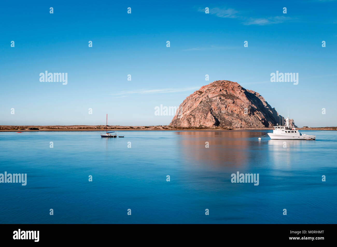 Morro bay morro rock harbour hi-res stock photography and images - Alamy