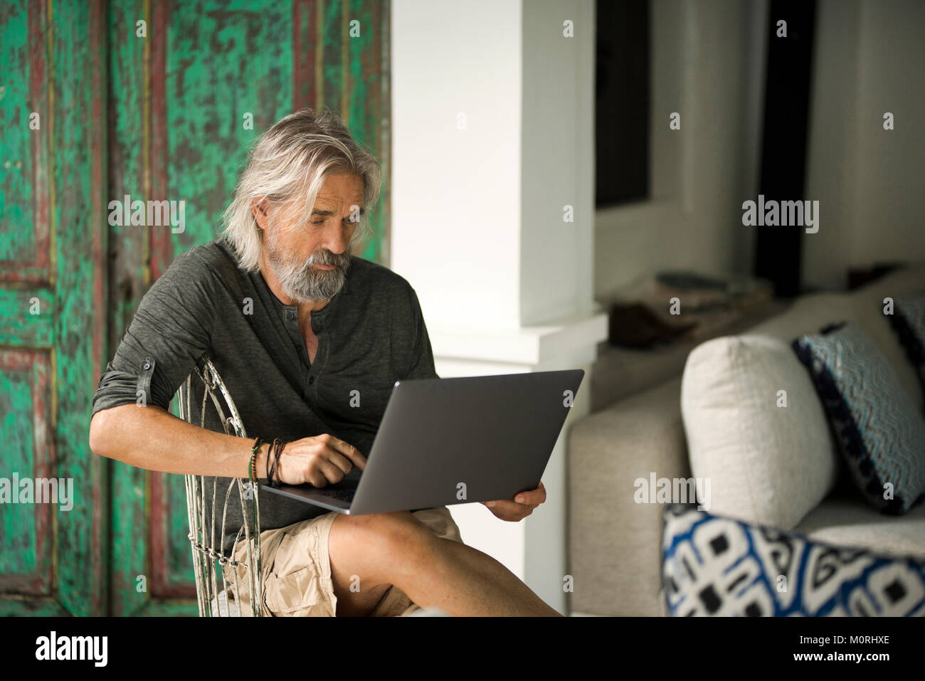 Stylish man, at home lifestyle hi-res stock photography and images - Alamy