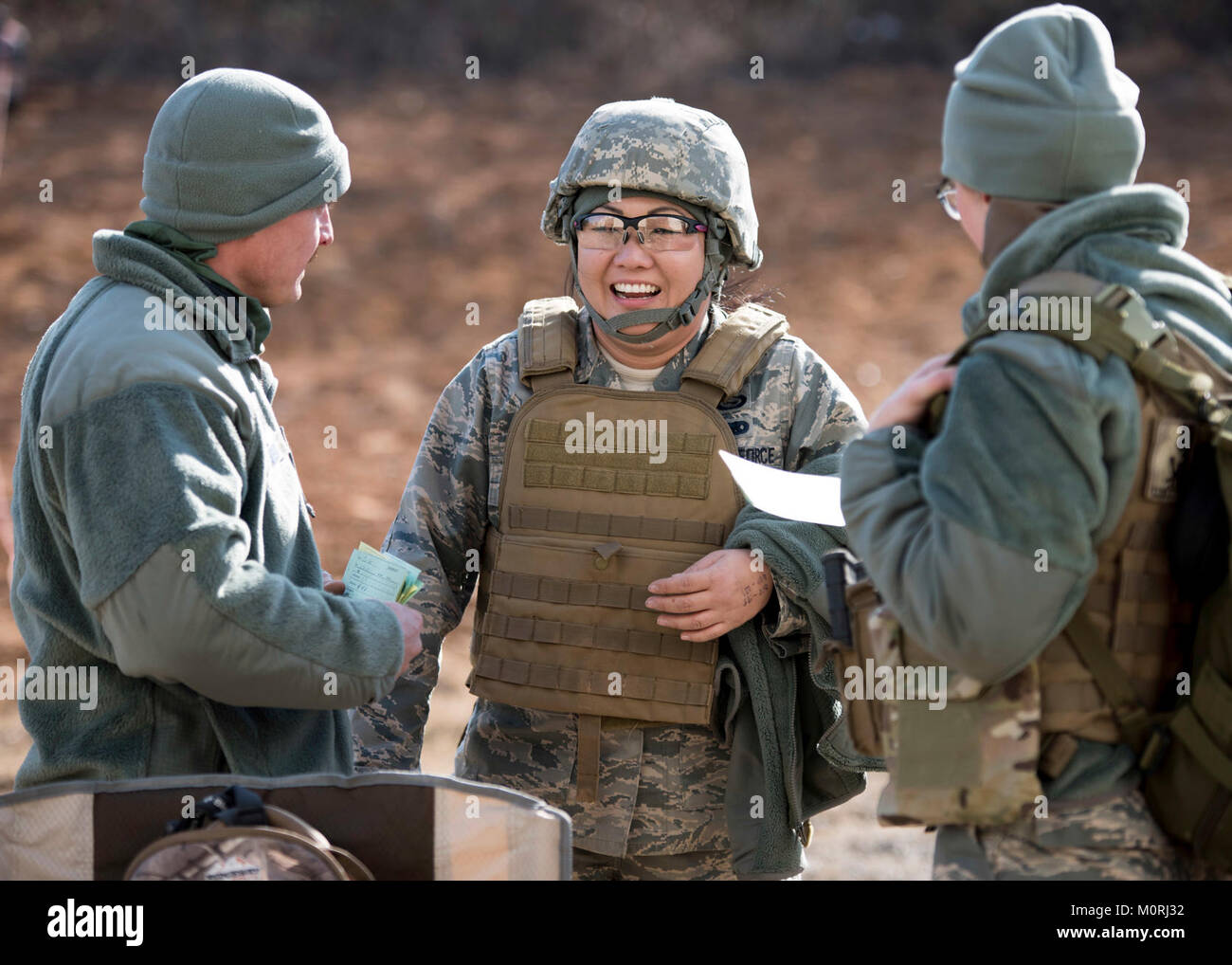 Master Sgt. Derick Robison, Razorback Range supply manager craftsman ...