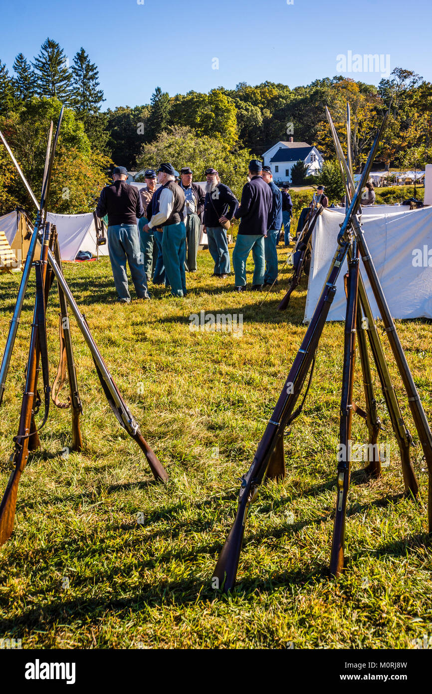 Connecticut to Arms: 1863 Bauer Park Madison, Connecticut, USA Stock ...