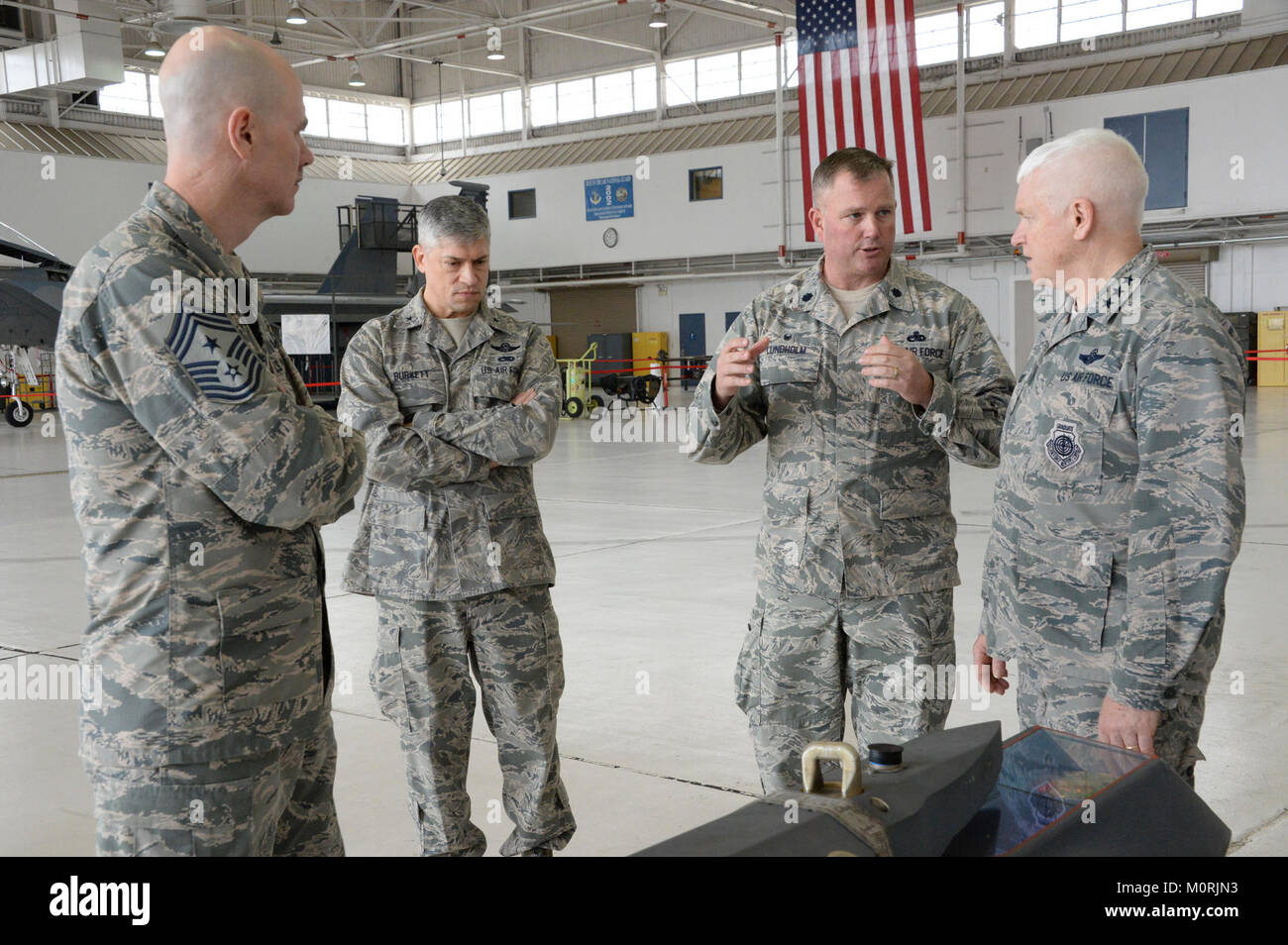 On Oct. 7, 2018 Chief Master Sgt. Ronald C. Anderson, the Command Chief ...