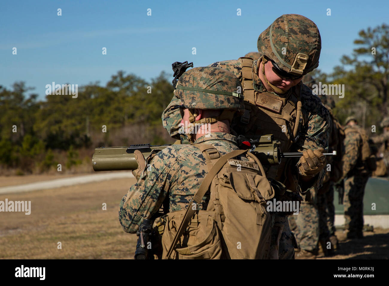 Cpl. Jose Rivera, a machine gun squad leader with 3rd Battalion, 6th ...