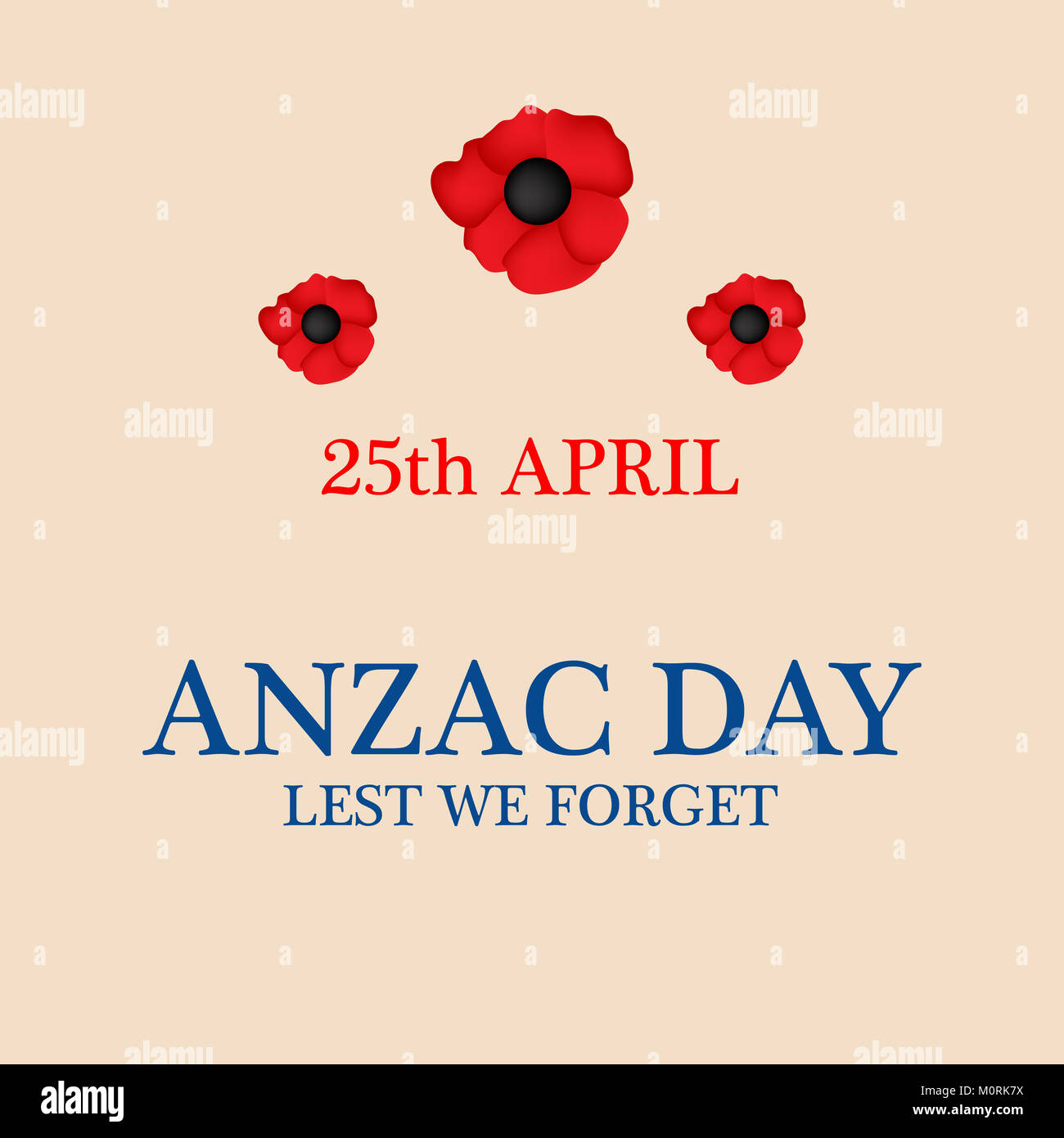illustration of Anzac Day background. Anzac Day is a national day of ...