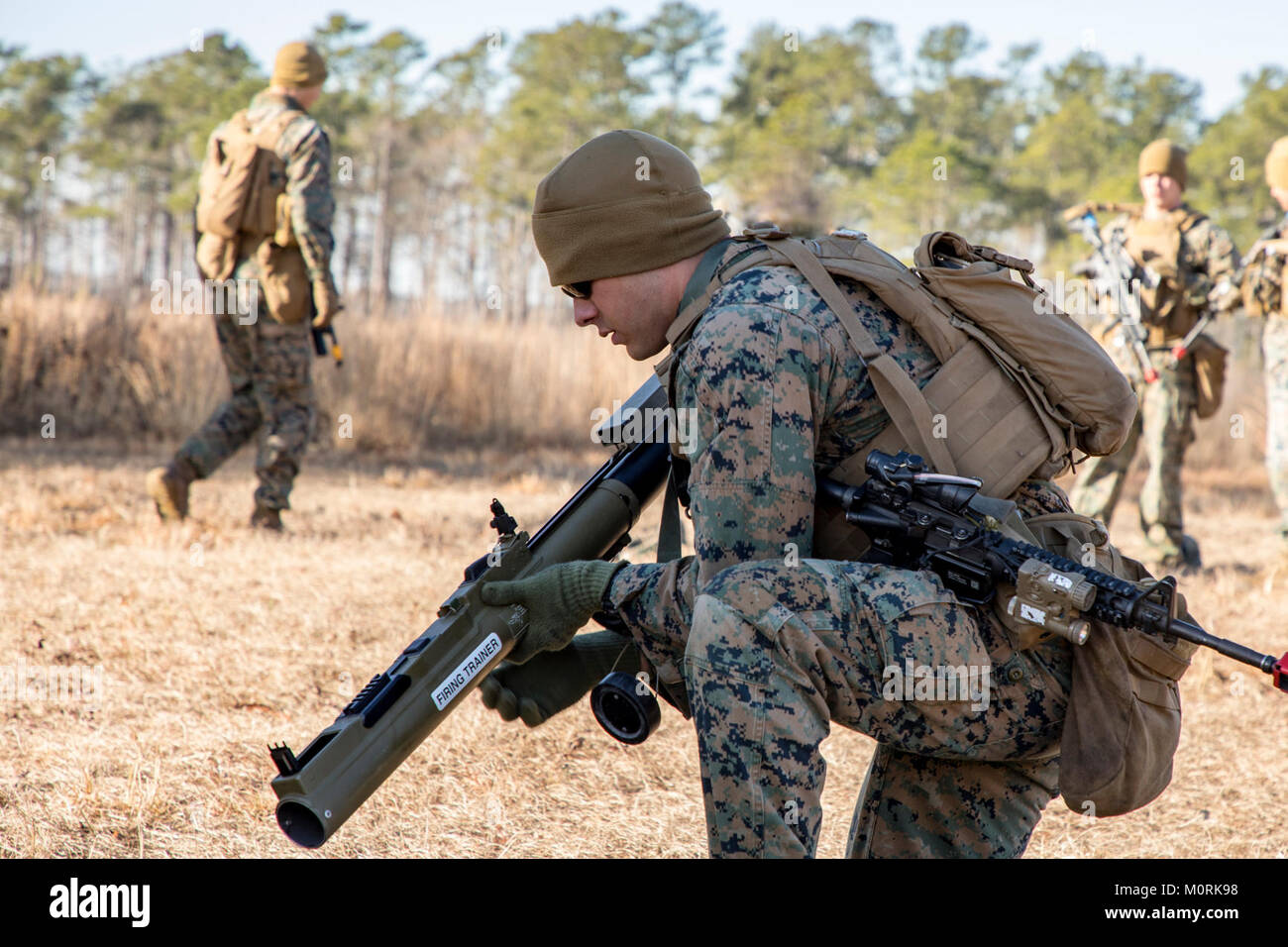 A Marine with 3rd Battalion, 6th Marine Regiment, 2nd Marine Division ...