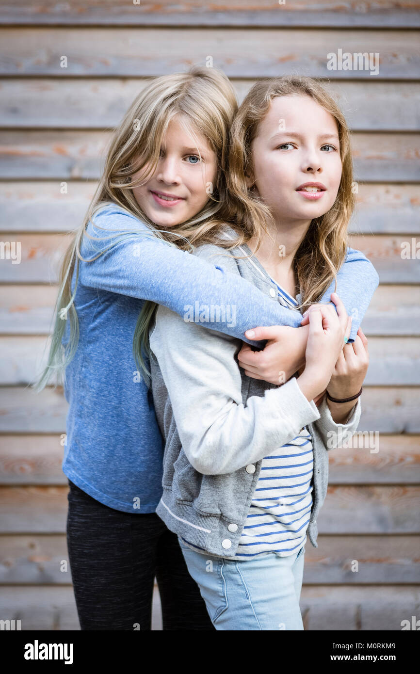 Portrait of two best friends Stock Photo - Alamy