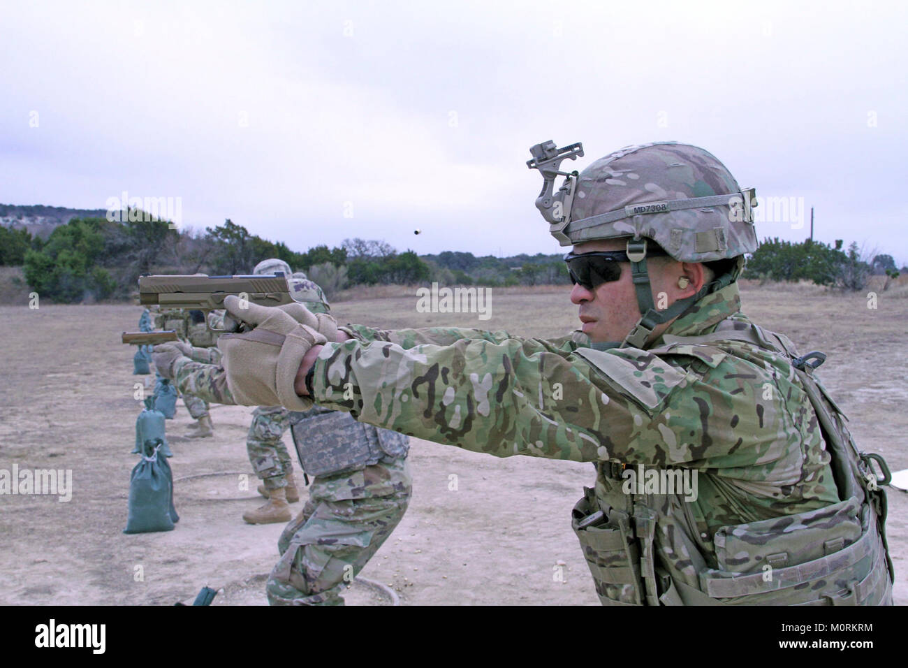Officers and senior noncommissioned officers from Regimental ...