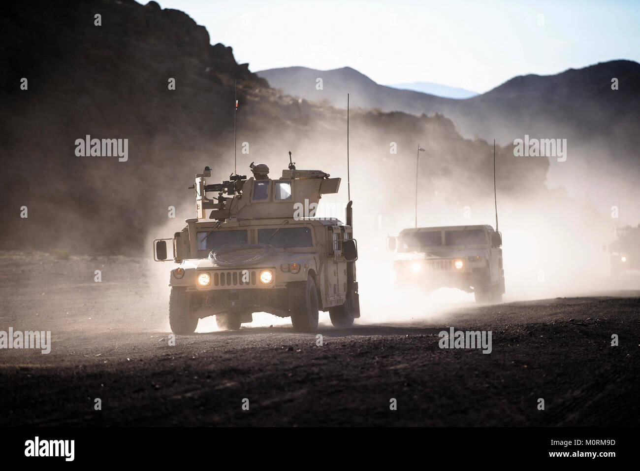 Marines with Marine Wing Support Squadron 371, preform bounding ...