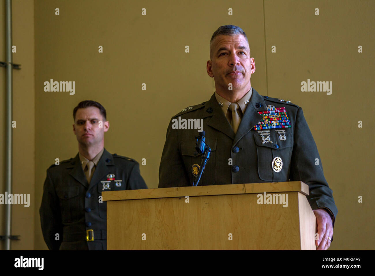 Navy and marine corps achievement medal with combat hi-res stock ...