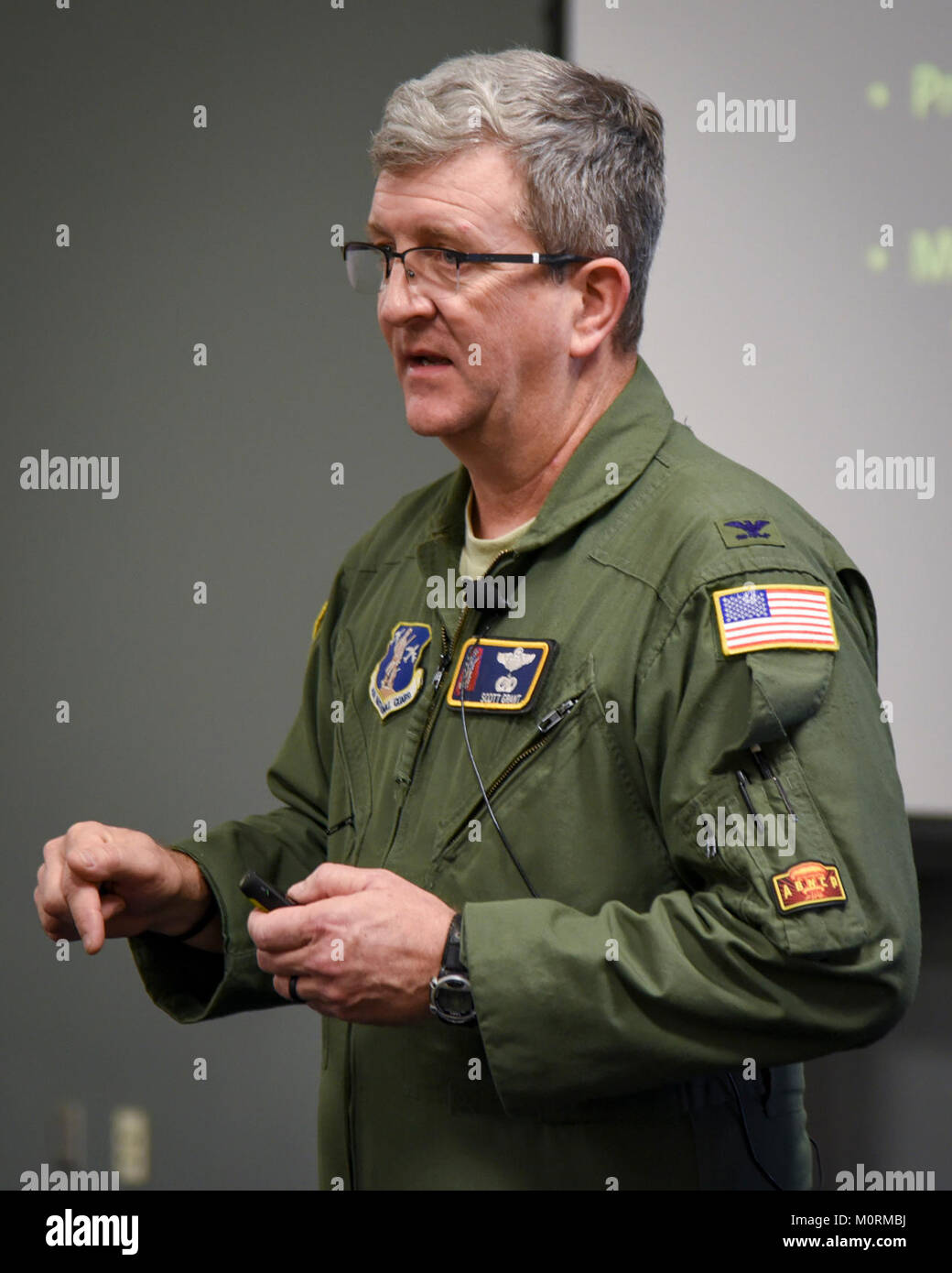 Col. Scott Grant, 117th Air Refueling Wing Commander talks about the ...