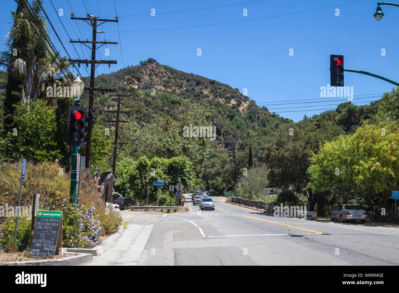 Downtown Topanga, Los Angeles, California, USA Stock Photo - Alamy