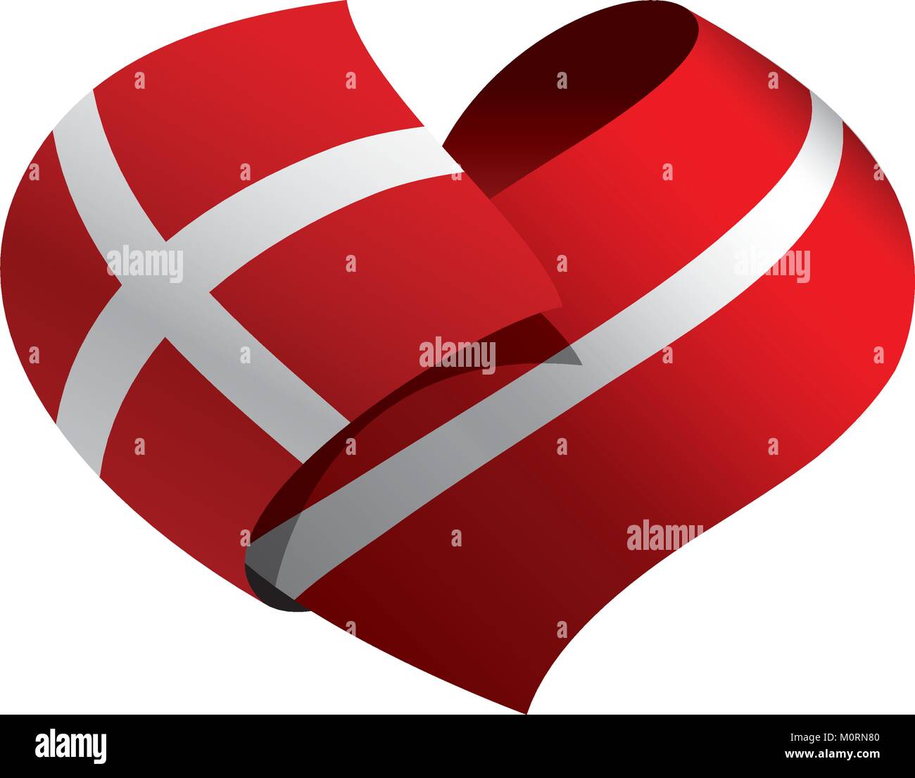 Denmark heart Stock Vector Images - Alamy