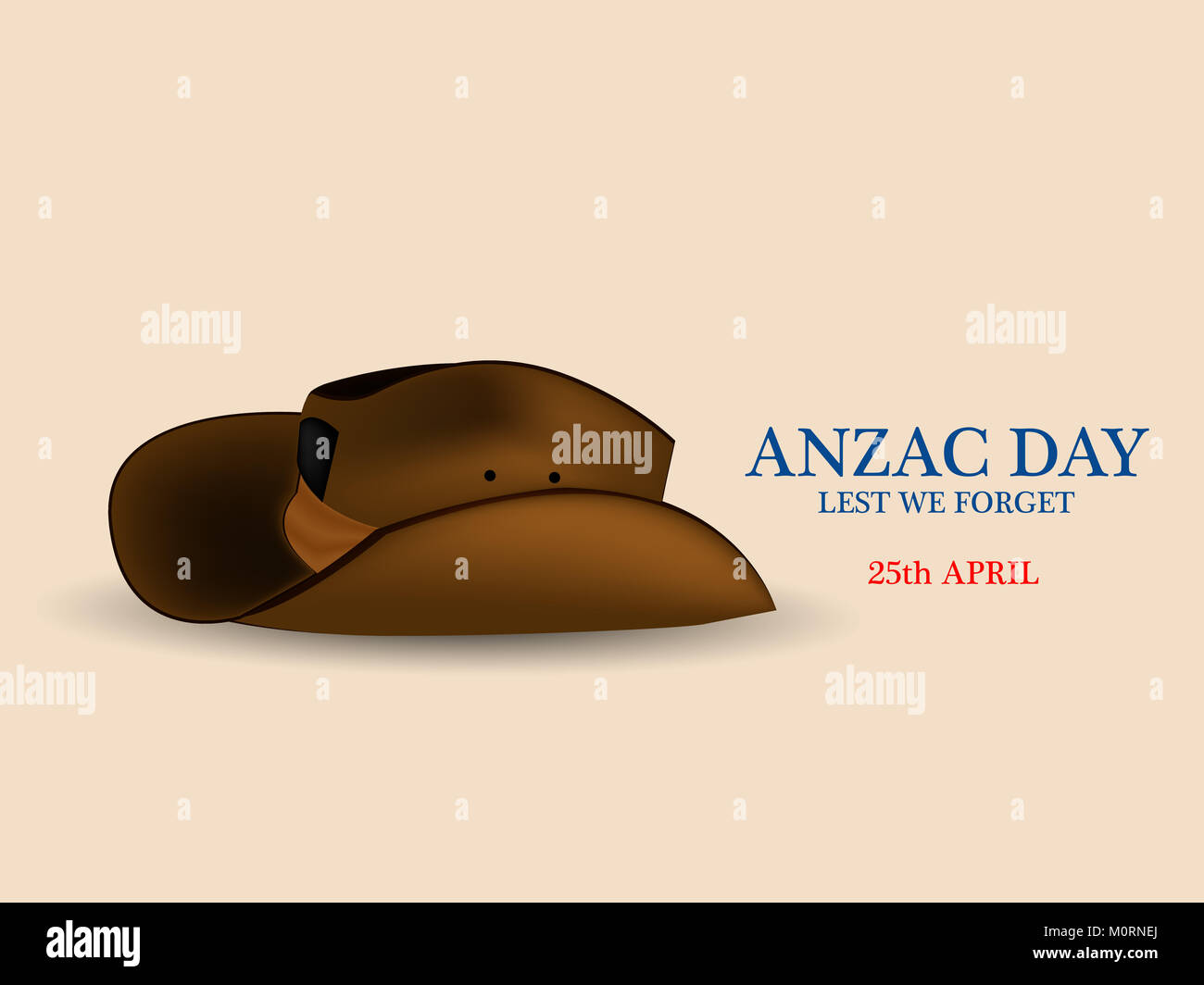 illustration of Anzac Day background. Anzac Day is a national day of ...