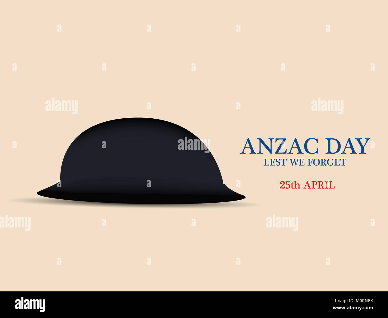 illustration of Anzac Day background. Anzac Day is a national day of ...