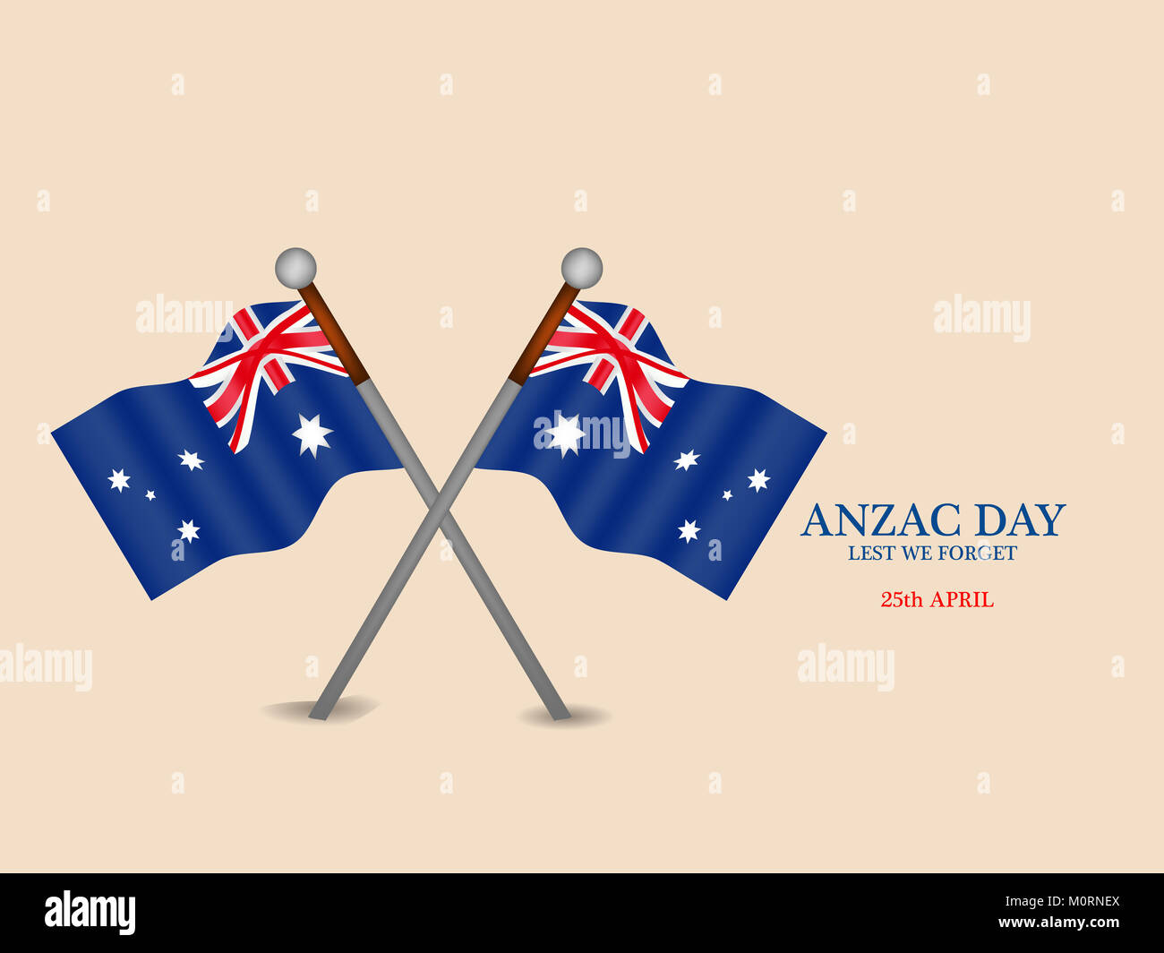 illustration of Anzac Day background. Anzac Day is a national day of ...