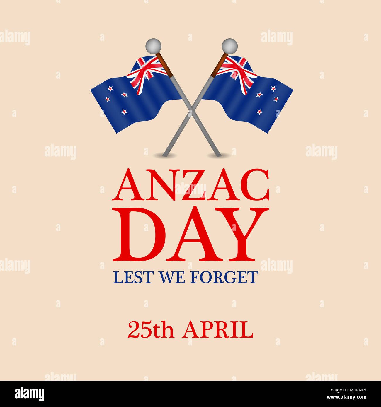 illustration of Anzac Day background. Anzac Day is a national day of ...