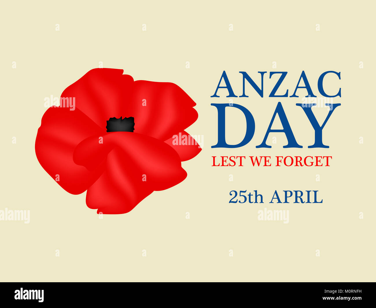 illustration of Anzac Day background. Anzac Day is a national day of ...
