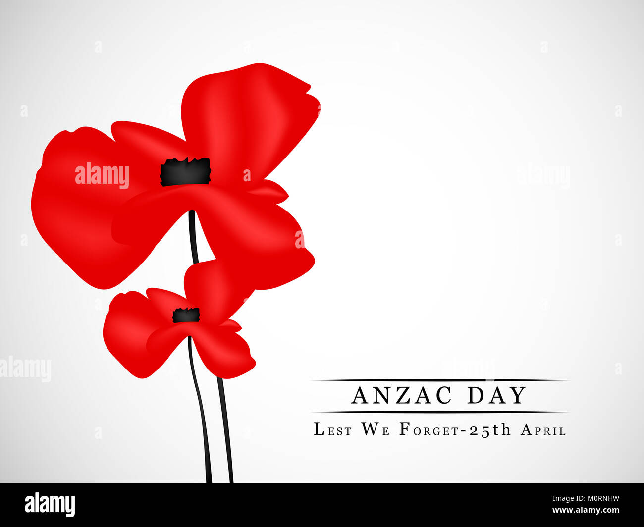 illustration of Anzac Day background. Anzac Day is a national day of ...