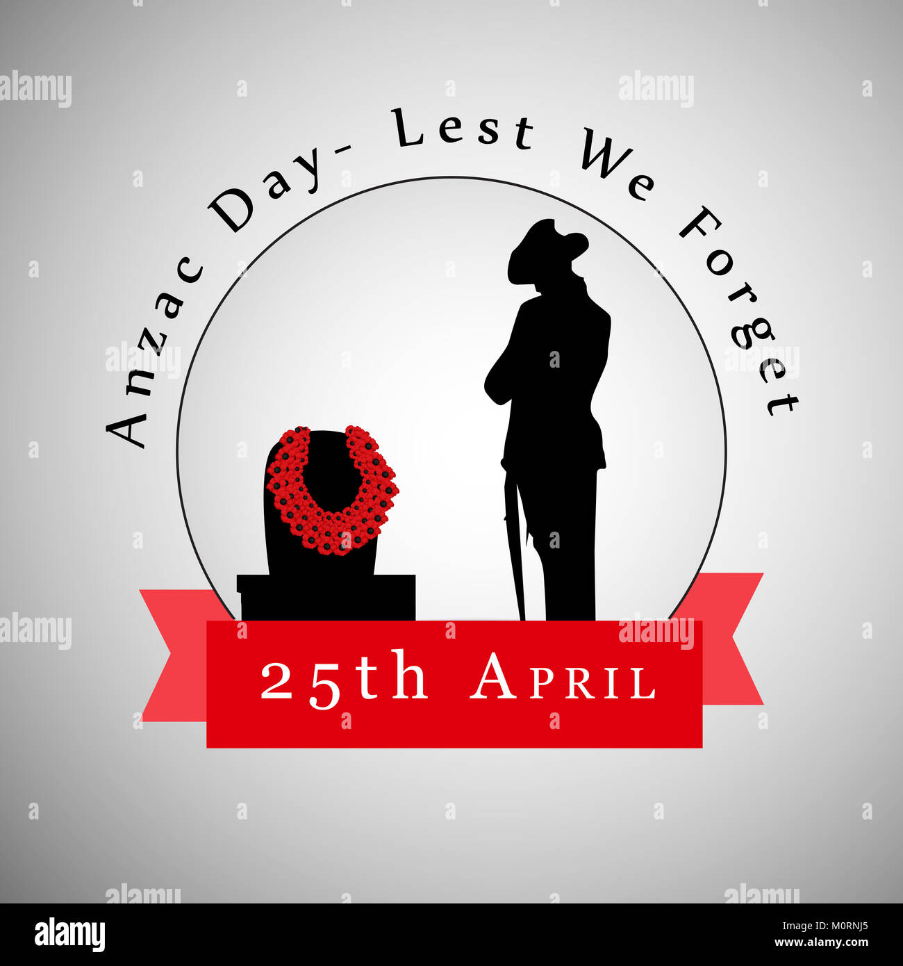 illustration of Anzac Day background. Anzac Day is a national day of ...