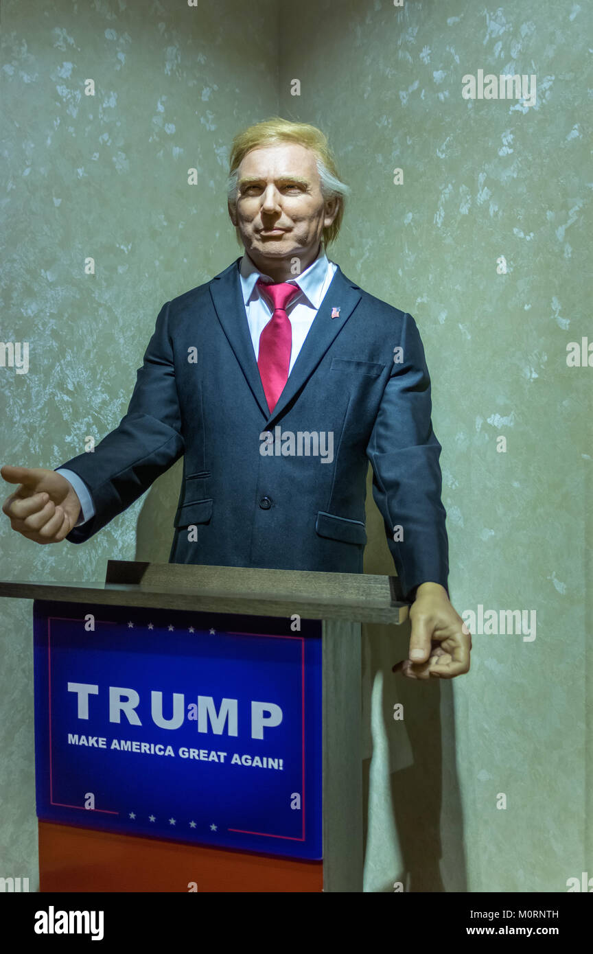 Donald trump wax museum poland hi-res stock photography and images - Alamy
