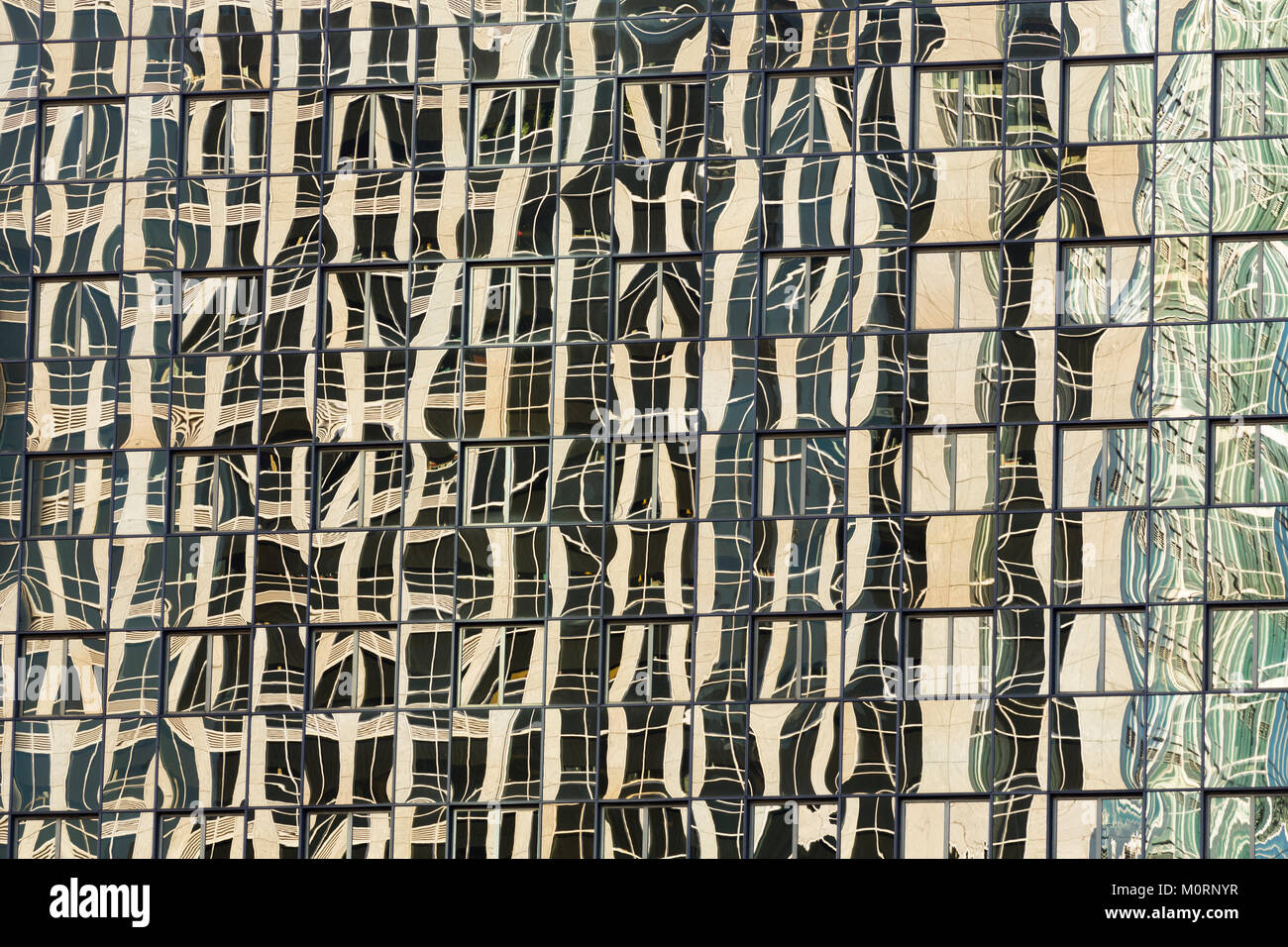 United States, Washington, Seattle, Glass side on building Stock Photo ...