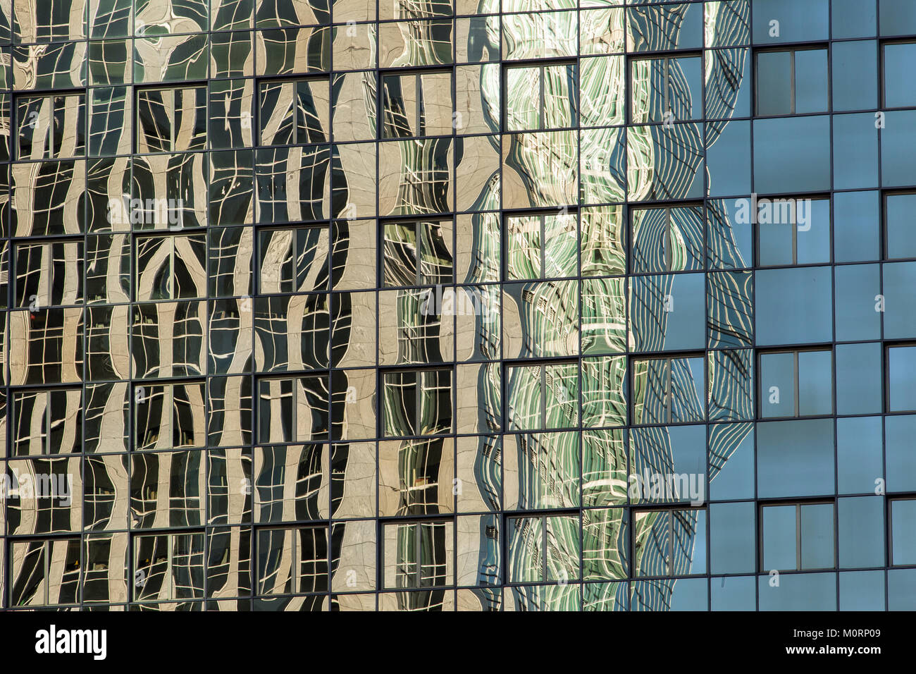 United States, Washington, Seattle, Glass side on building Stock Photo ...