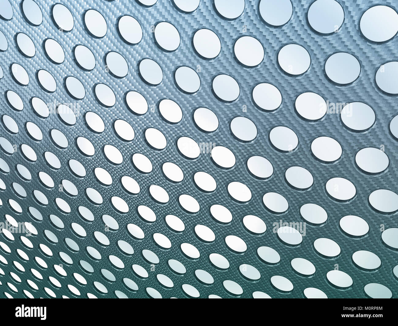Abstract Carbon fibre perforated over light background Stock Photo - Alamy