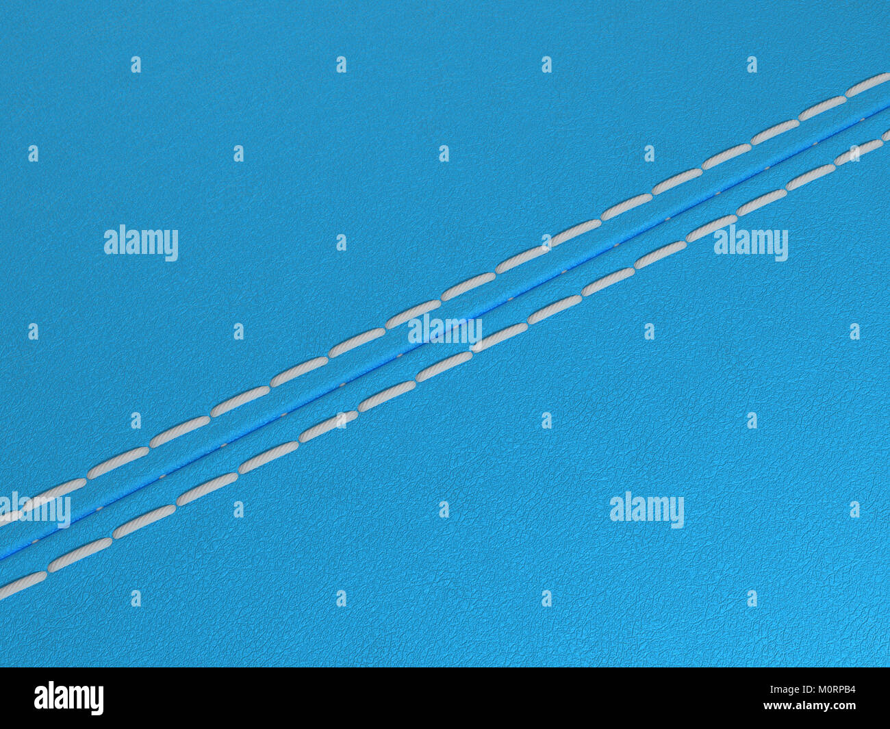Blue diagonal stitched leather background. Large resolution Stock Photo ...