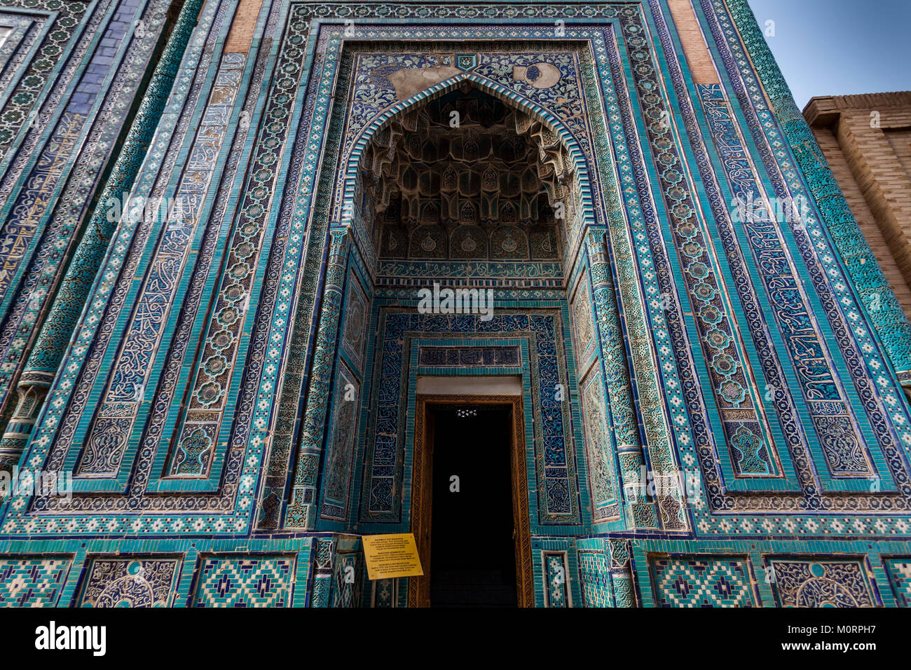 The Shodi Mulk Oko Mausoleum, The Shah-i-Zinda Mausoleum Complex ...