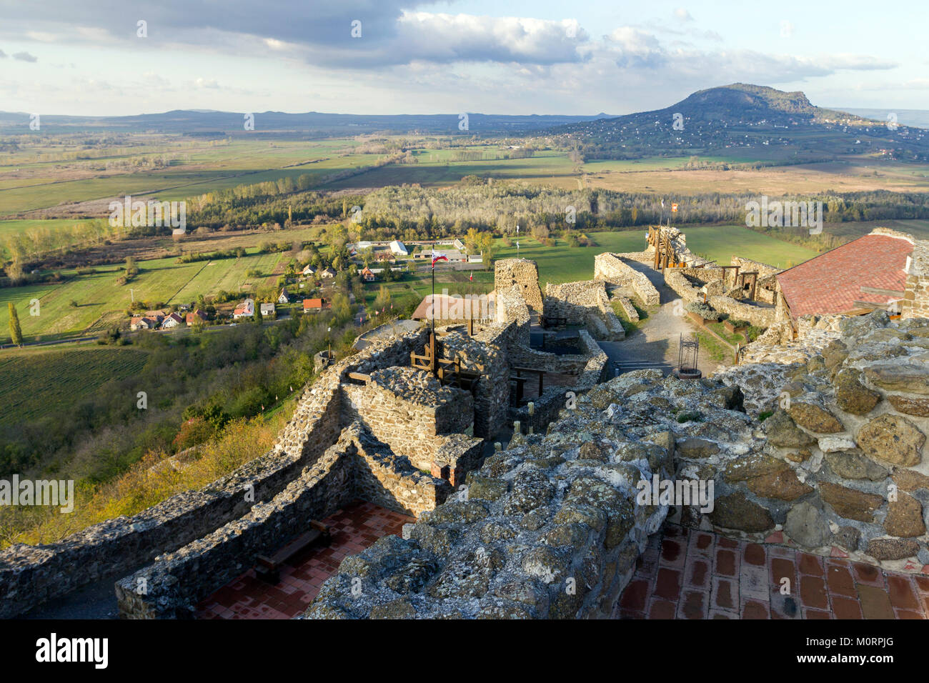 Fortress of Szigliget at the Lake Balaton in Hungary Stock Photo - Alamy