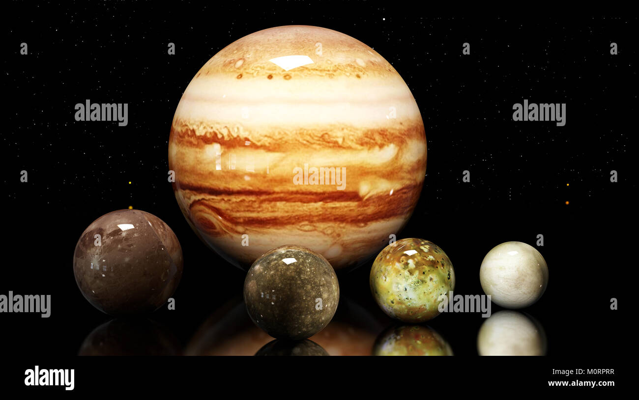 Jupiters moons space hi-res stock photography and images - Alamy