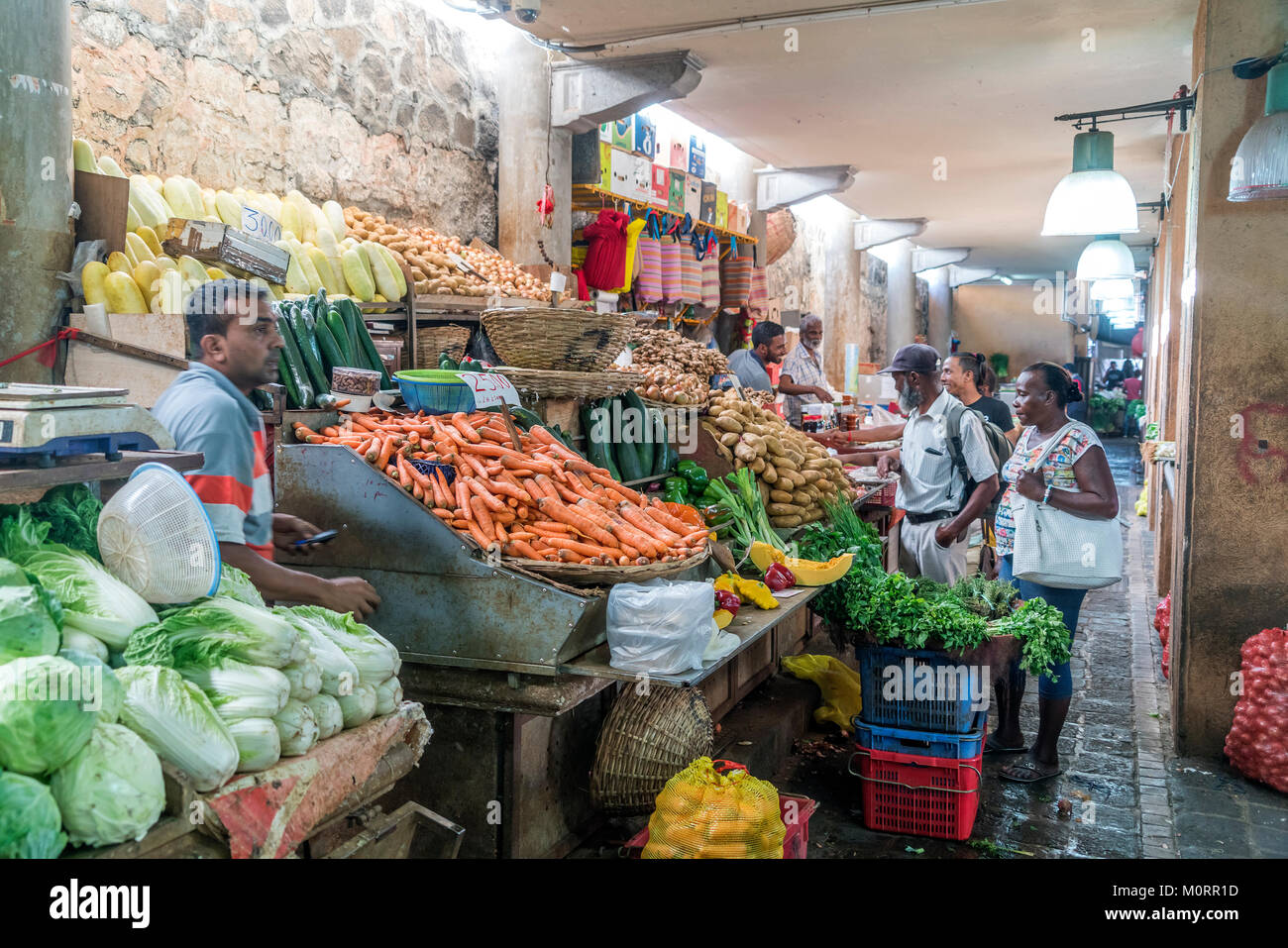 Central market port louis hi-res stock photography and images - Alamy