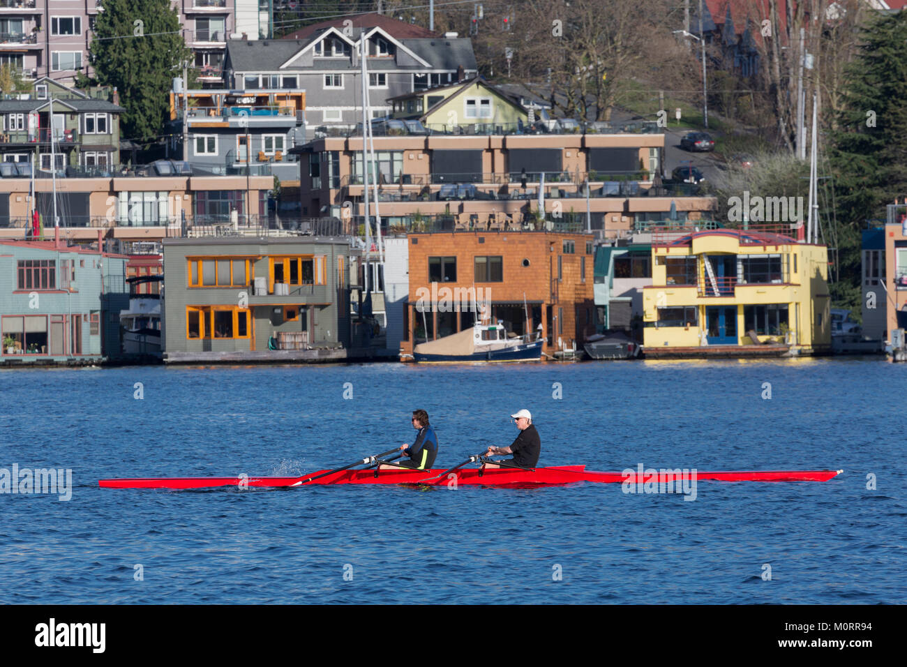 Seattle lake union house hi-res stock photography and images - Alamy