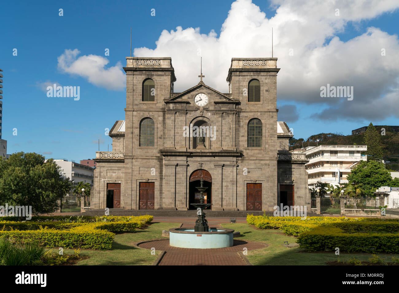 Die Kathedrale von Port Louis, Mauritius, Afrika | The St. Louis ...