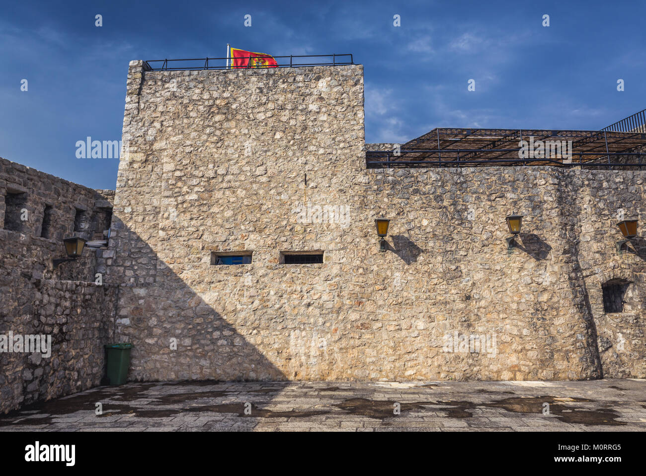 Forte Mare fortress in Herceg Novi city on the Adriatic Sea coast in ...