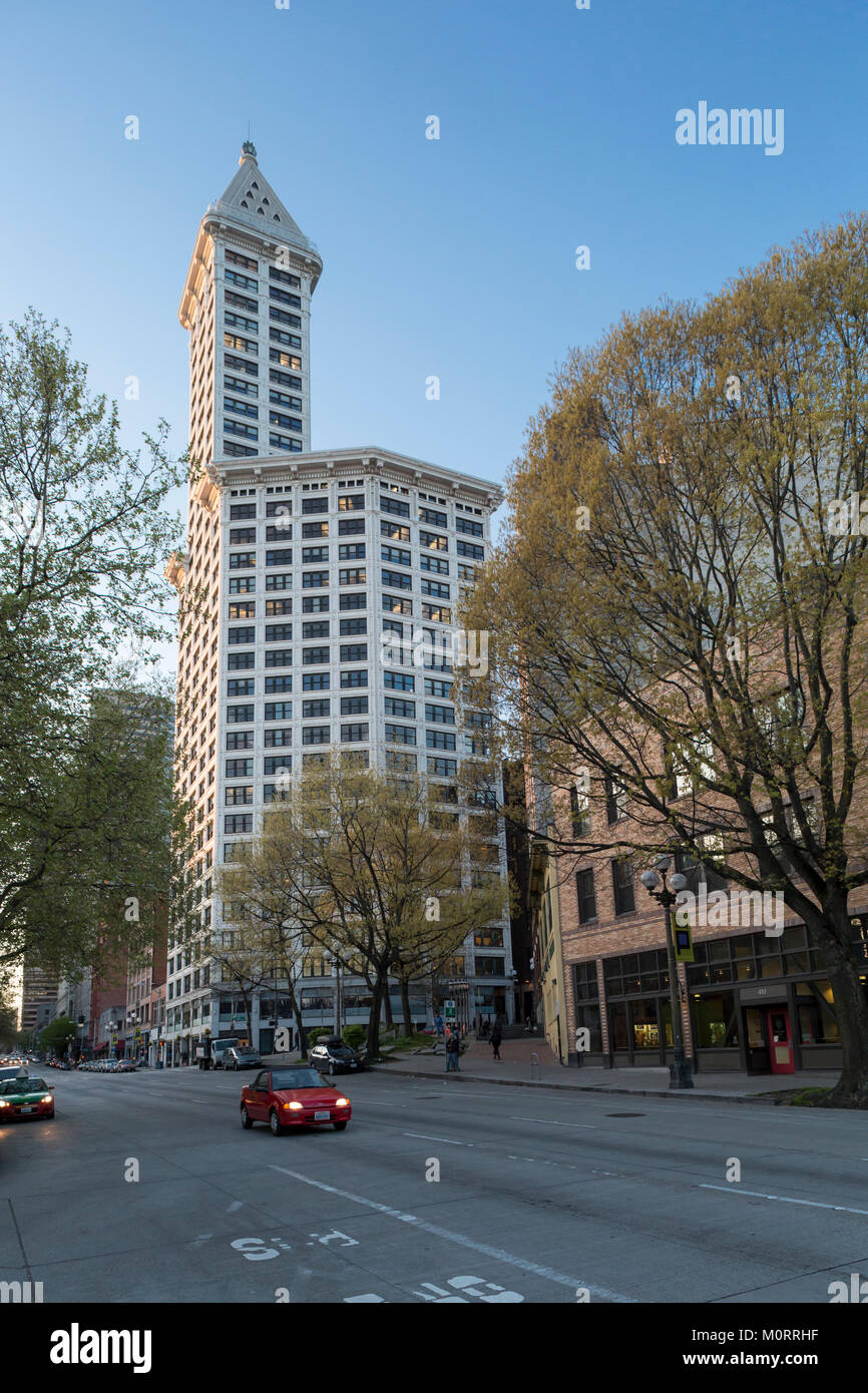 Smith Tower, Seattle, Washington, USA Stock Photo - Alamy