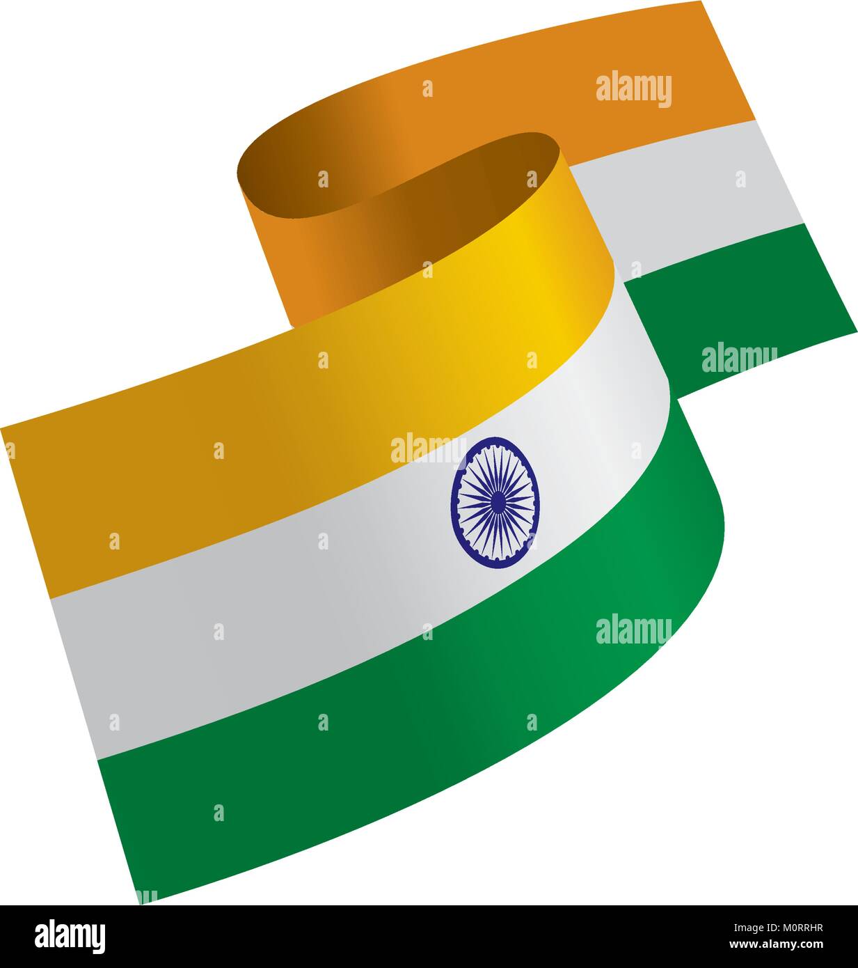 India flag, vector illustration Stock Vector Image & Art - Alamy