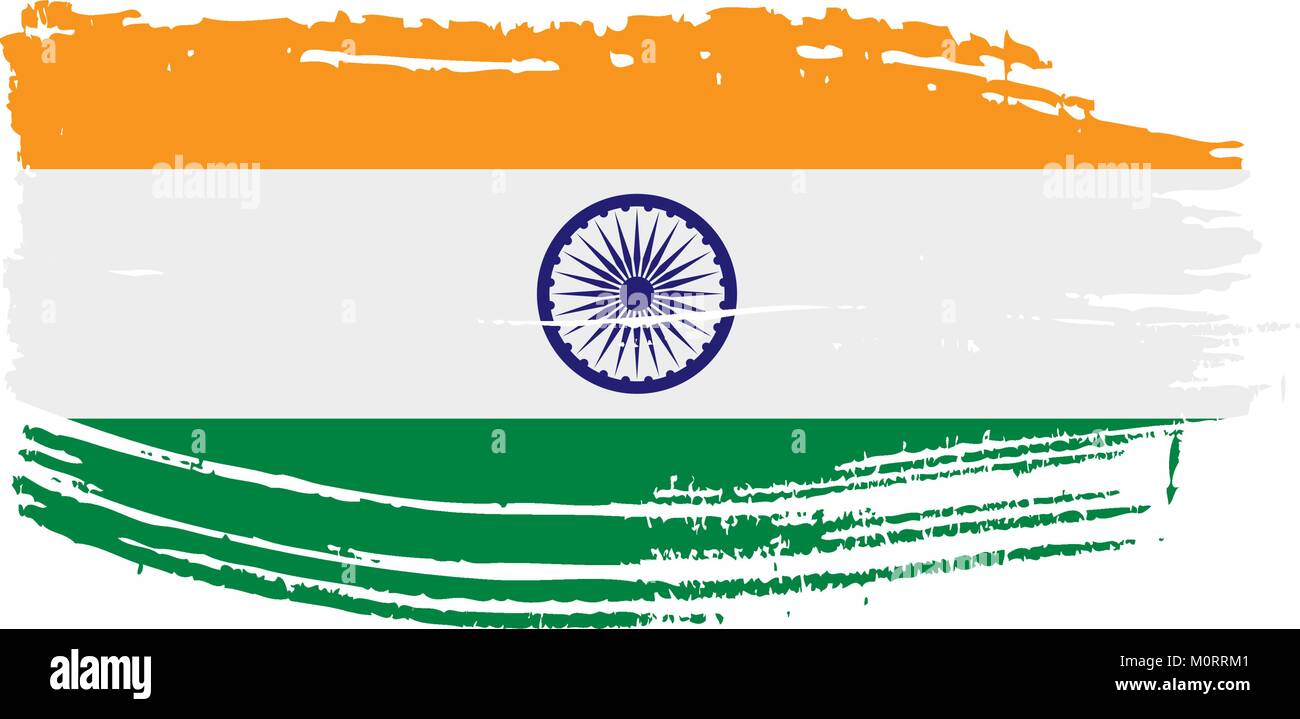 India flag, vector illustration Stock Vector Image & Art - Alamy