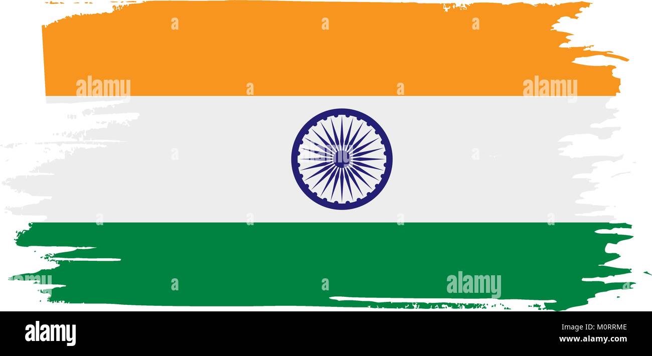 India flag, vector illustration Stock Vector Image & Art - Alamy