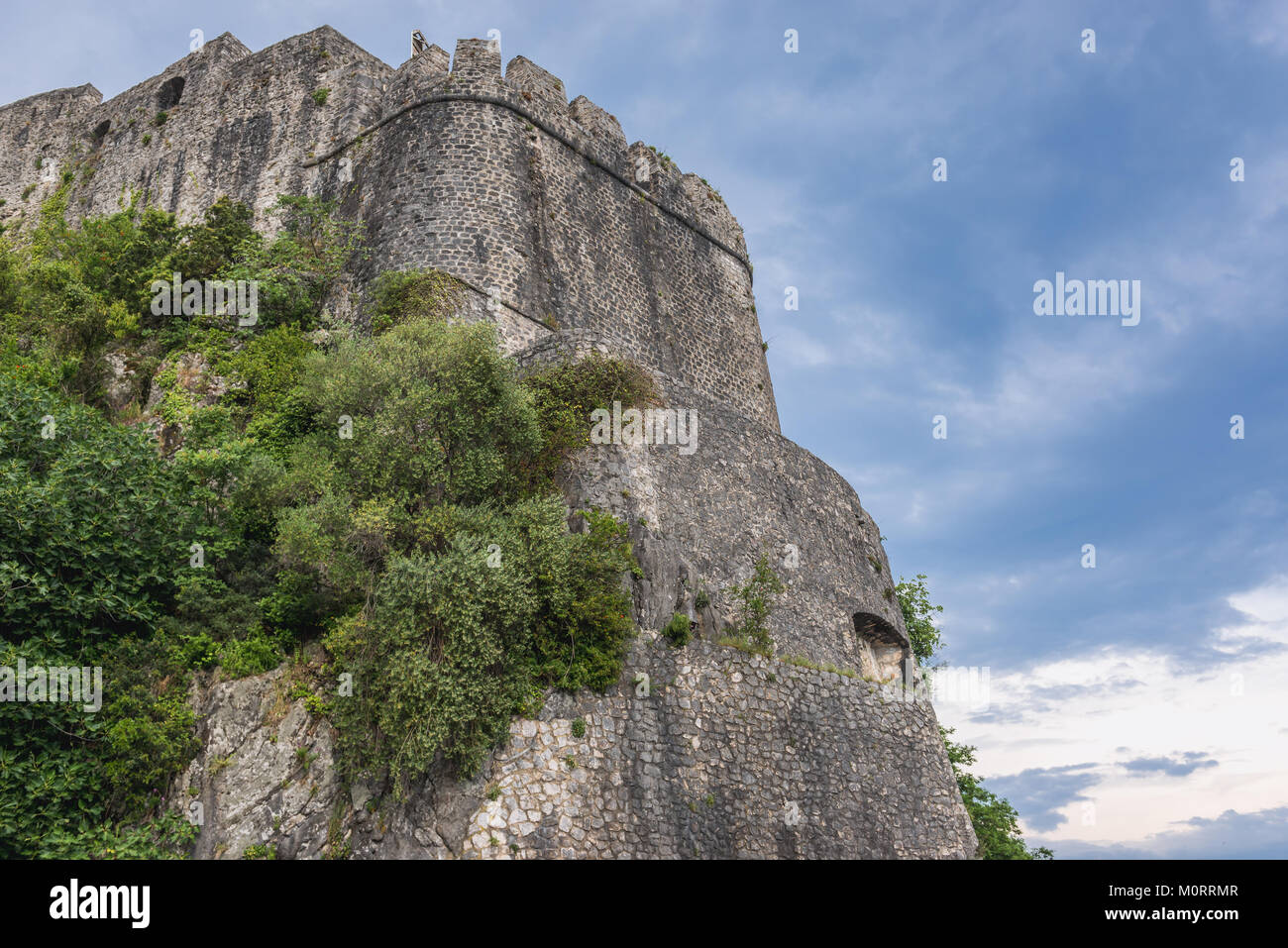 Forte Mare fortress in Herceg Novi city on the Adriatic Sea coast in ...