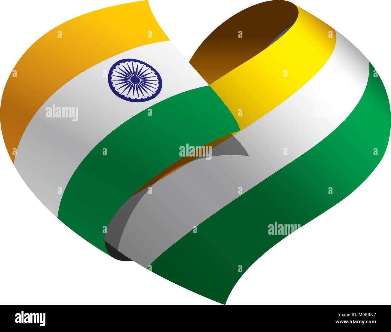 India flag, vector illustration Stock Vector Image & Art - Alamy
