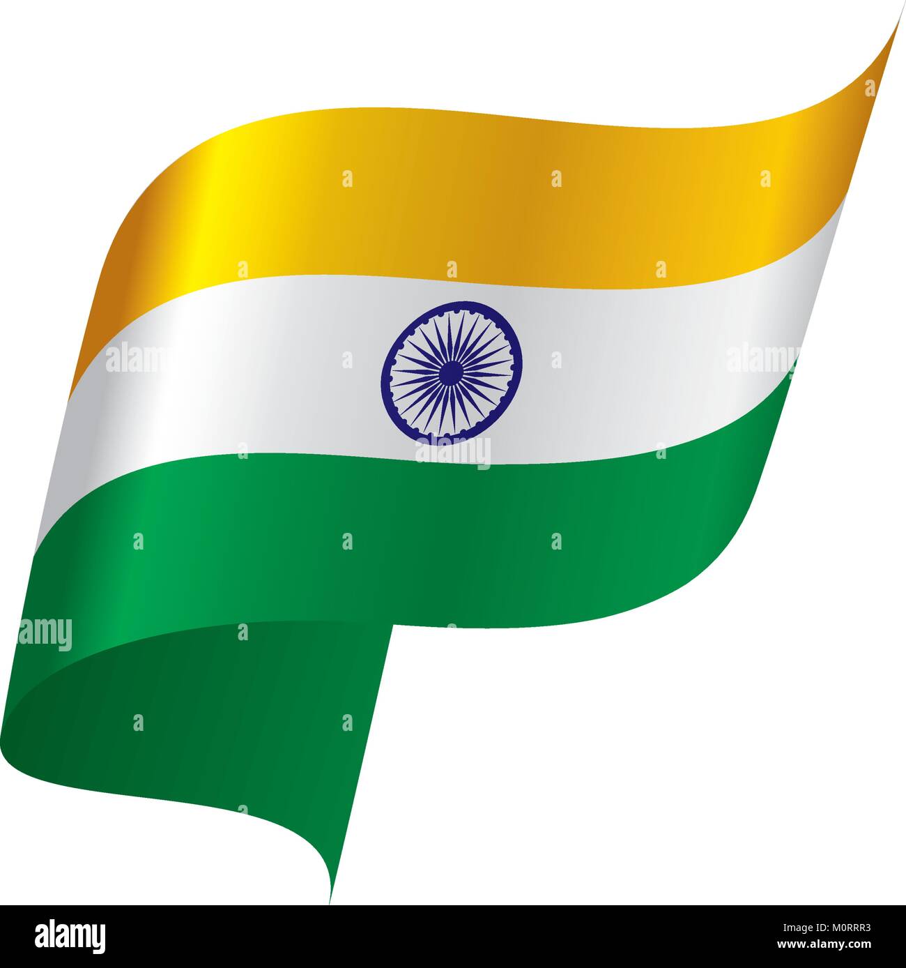 India flag, vector illustration Stock Vector Image & Art - Alamy
