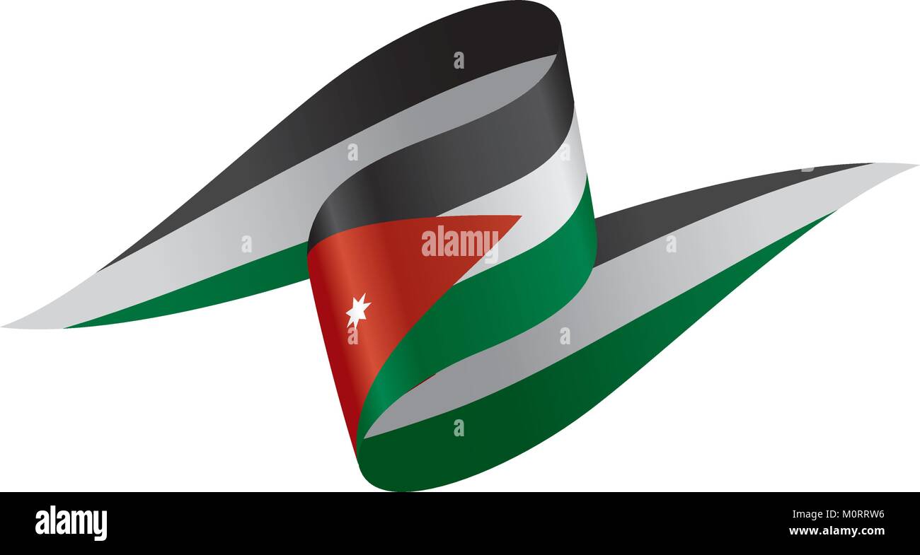 Jordan flag, vector illustration Stock Vector Image & Art - Alamy