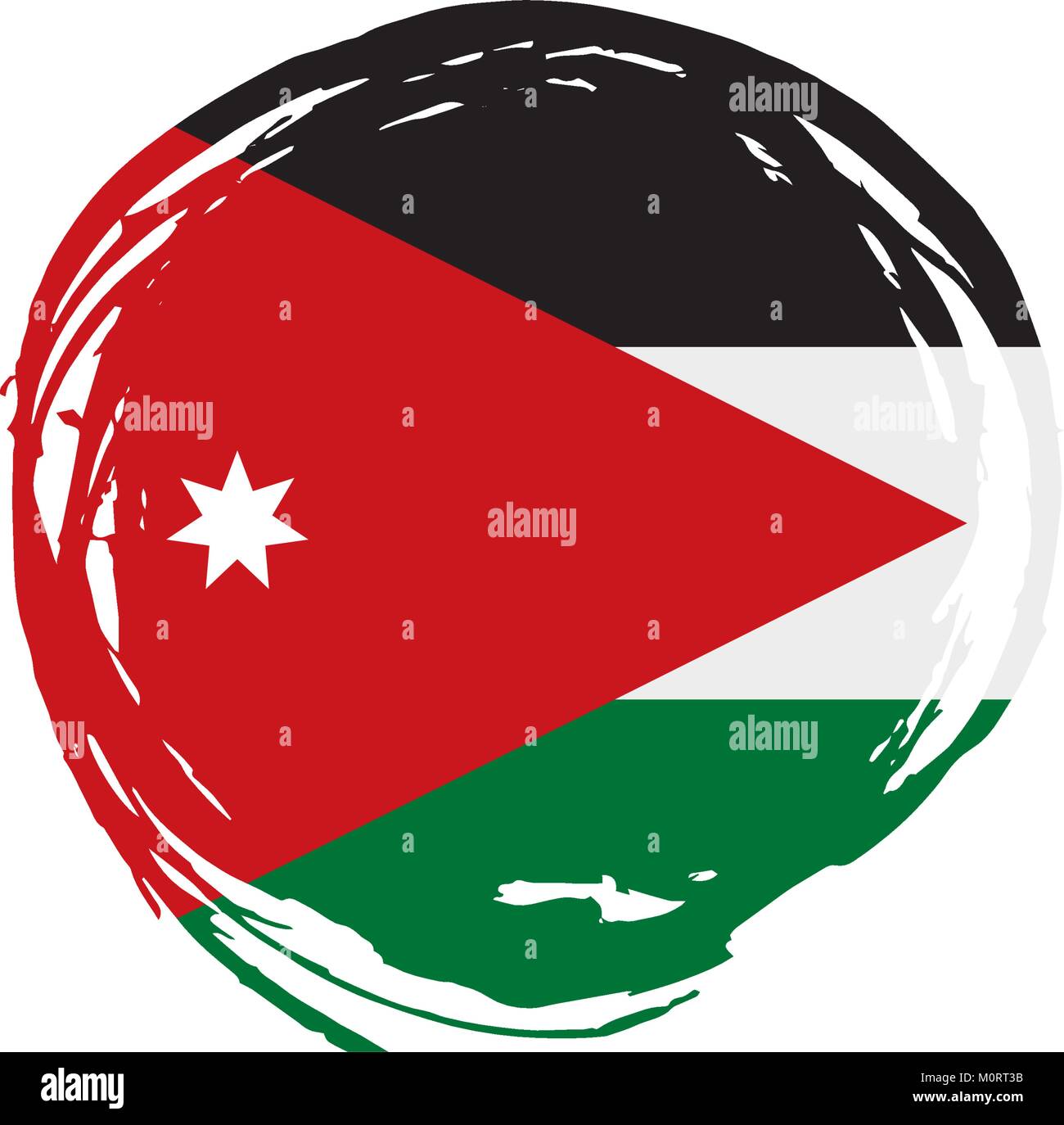 Jordan flag, vector illustration Stock Vector Image & Art - Alamy