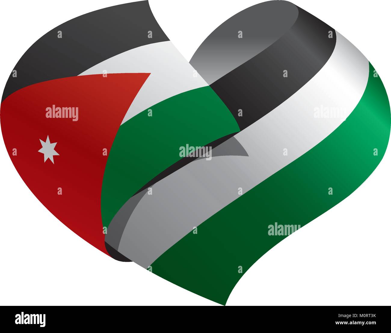 Jordan flag, vector illustration Stock Vector Image & Art - Alamy