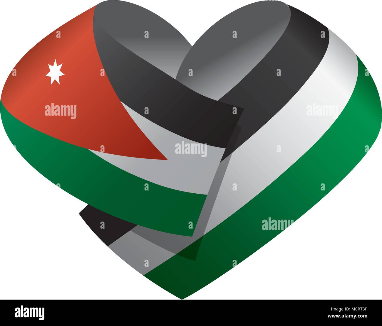 Jordan flag, vector illustration Stock Vector Image & Art - Alamy