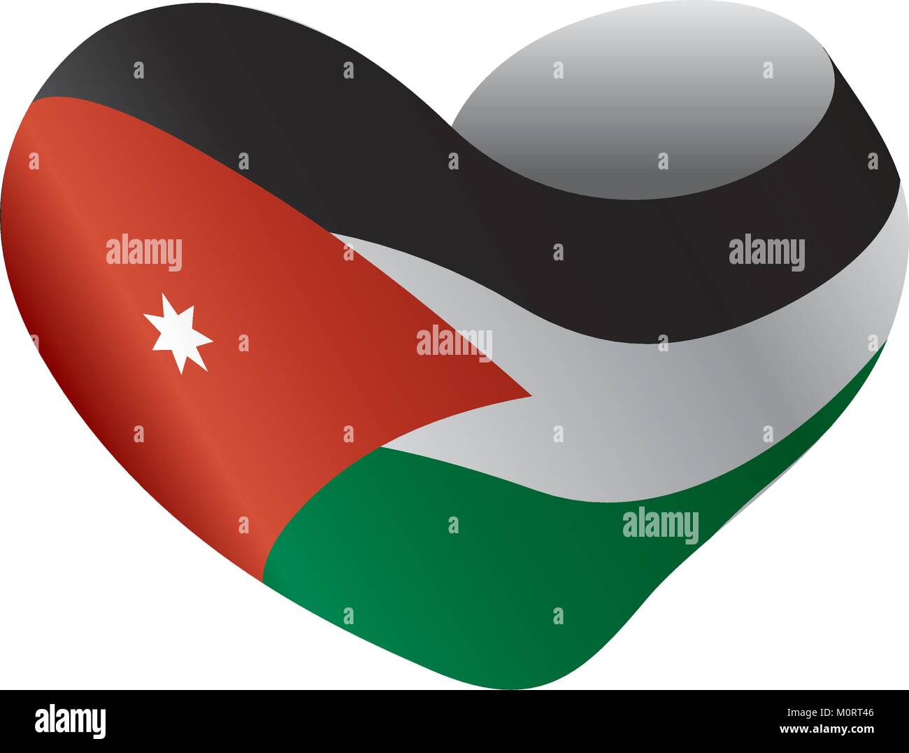 Jordan flag, vector illustration Stock Vector Image & Art - Alamy