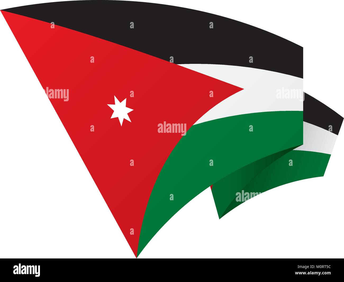 Jordan flag hi-res stock photography and images - Alamy