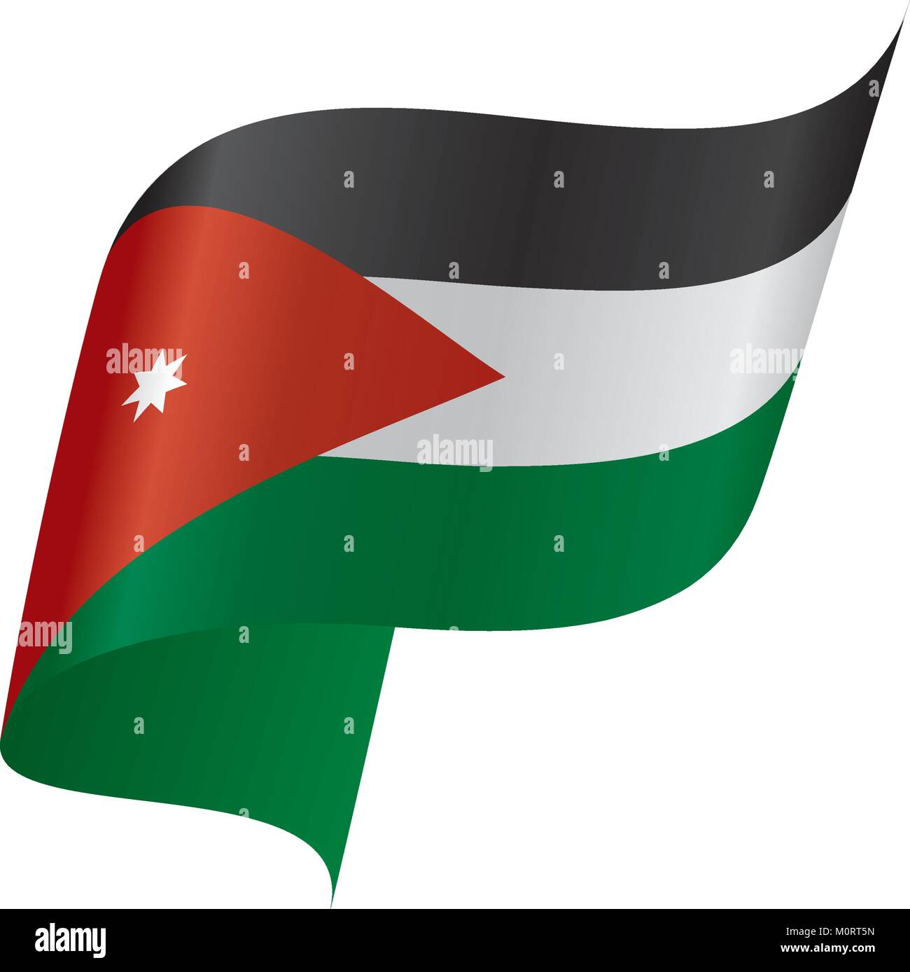 Star of jordan flag Cut Out Stock Images & Pictures - Alamy