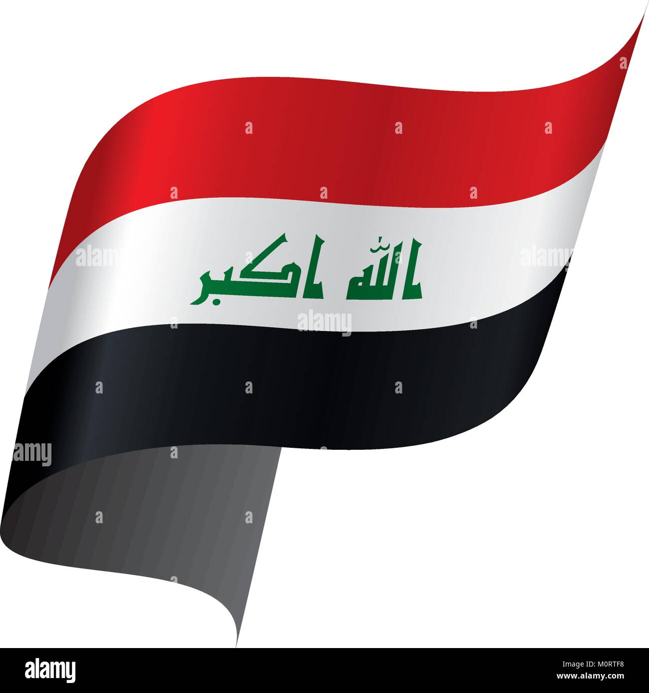 Flag vector nation iraq baghdad Cut Out Stock Images & Pictures - Alamy