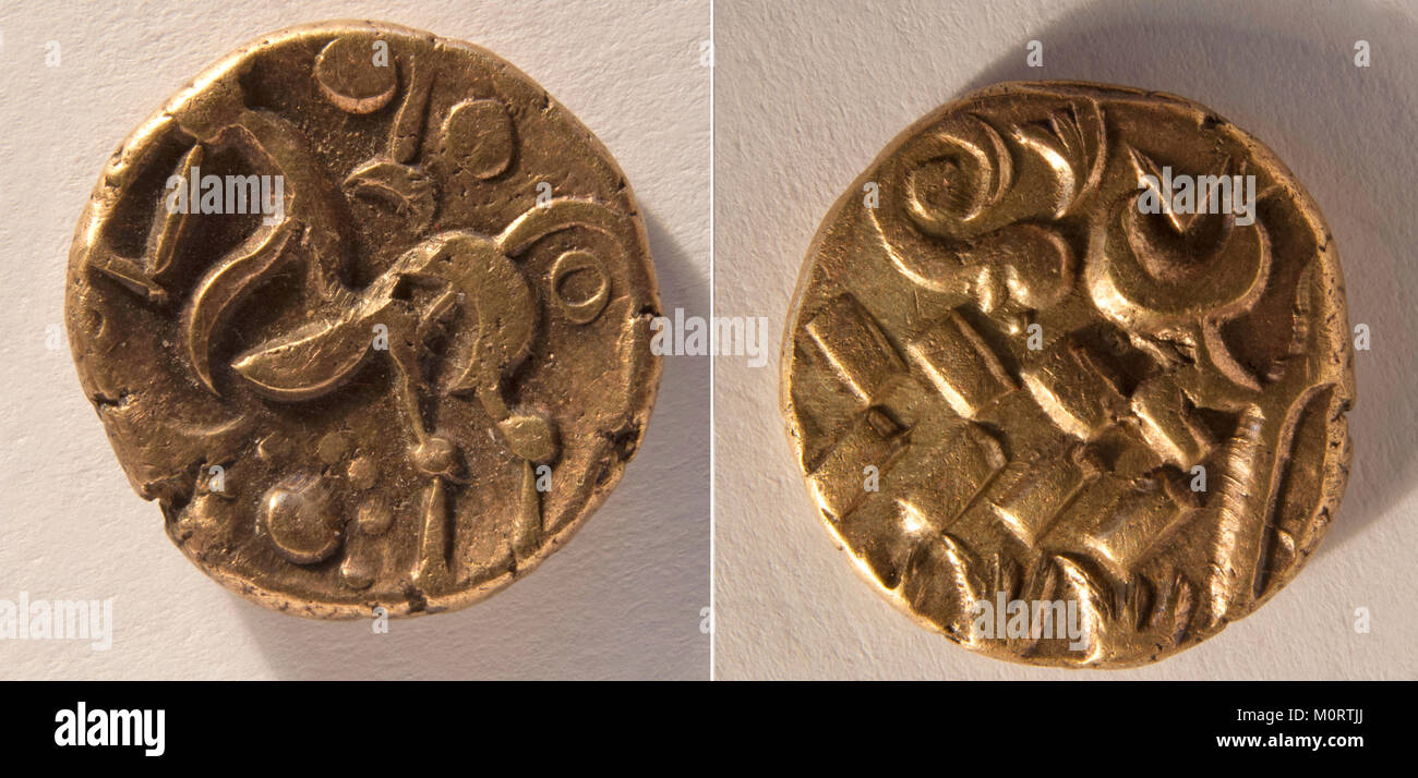 CELTIC GOLD STATER. SOUTH FERRIBY Stock Photo - Alamy